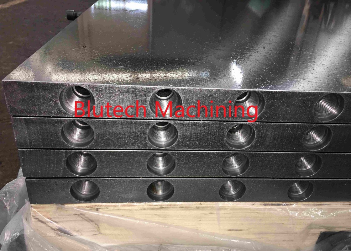 Solid Drilled Electric Heated Platens For Veneer Laminates Paper ...