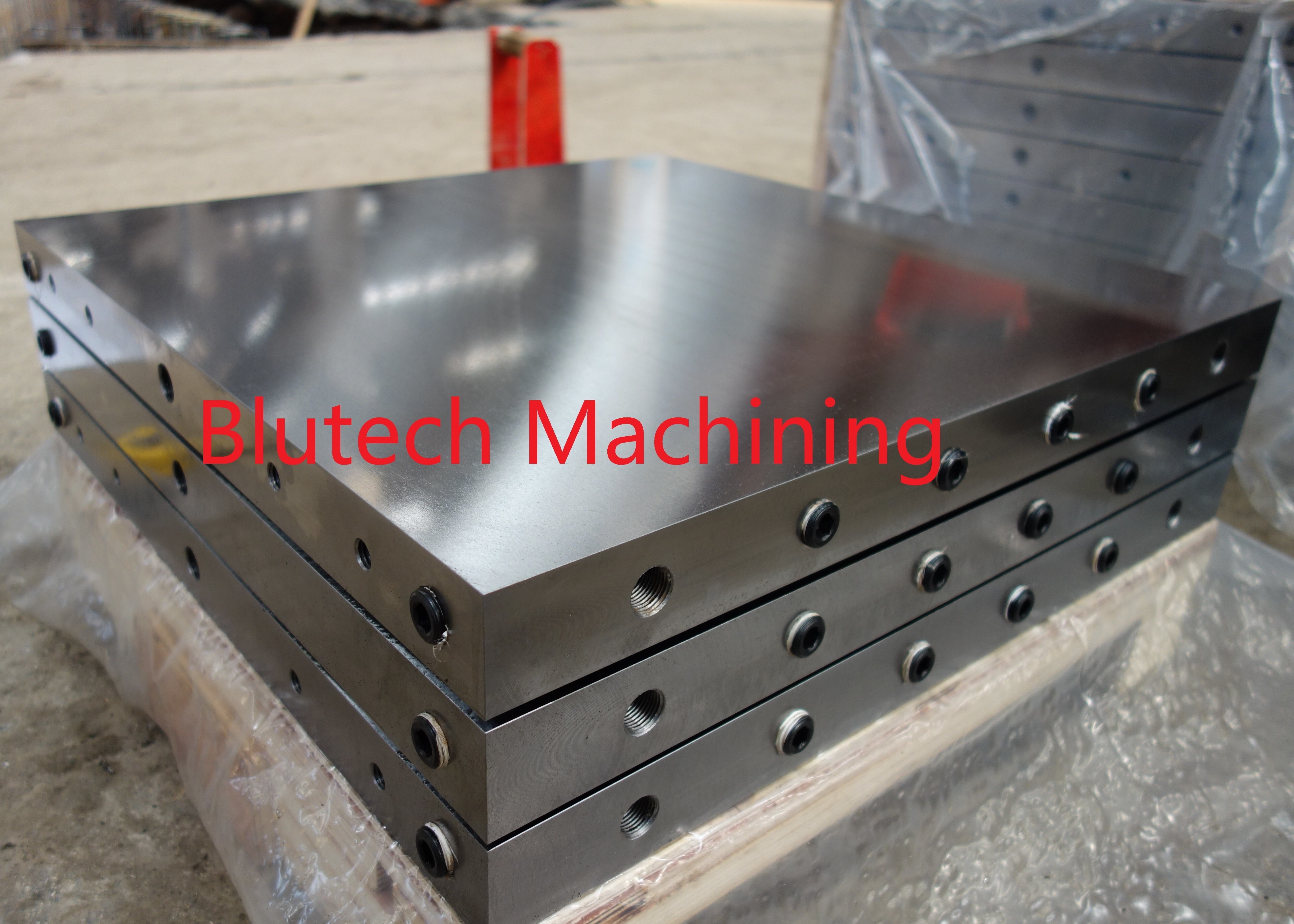 Screw Plug System Type Hot Press Platen CNC Machining
