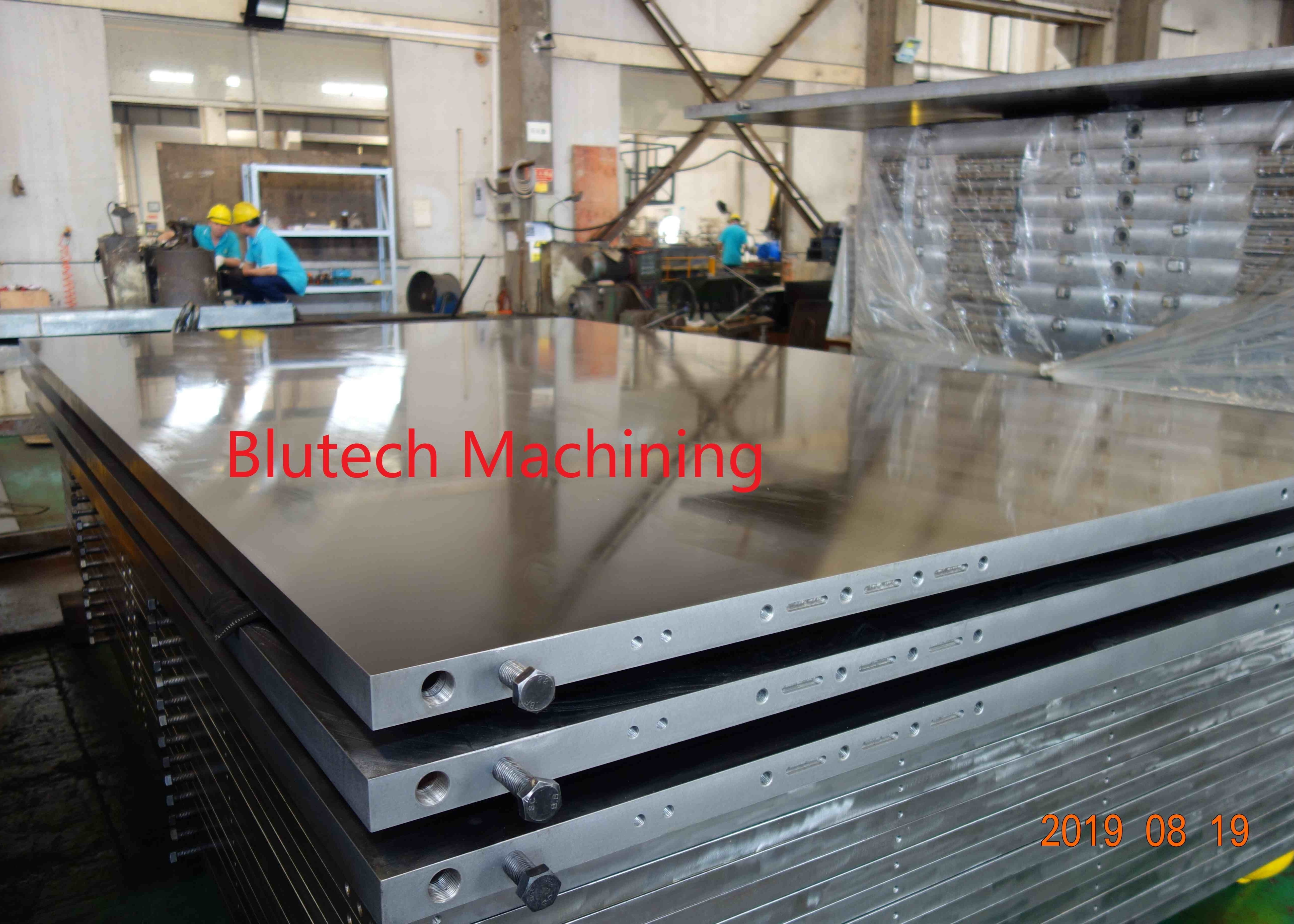 Hydraulic Hot Press Plate For Rubber Tiles Recycled Materials