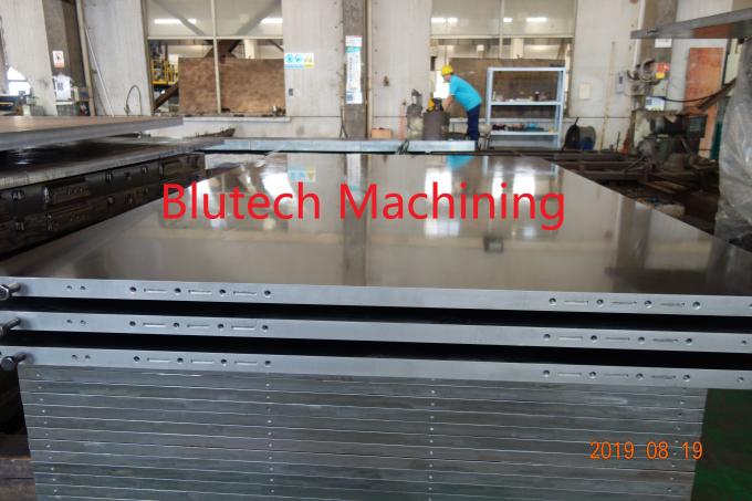Slotted Welded Type Hot Press Platen For Multi Daylight Furniture Parquet