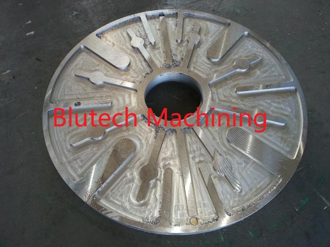Fabricated Solid Drilled Hot Press Platen For Tire Curing Press