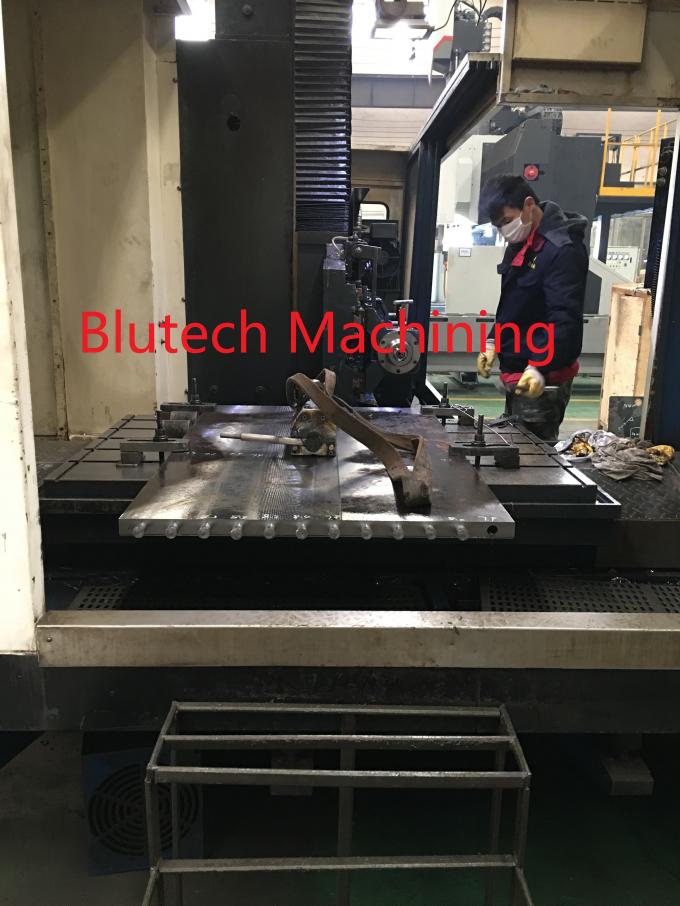 Steel T Slot Table Bolster Plate For Rubber Compression Moulding Press