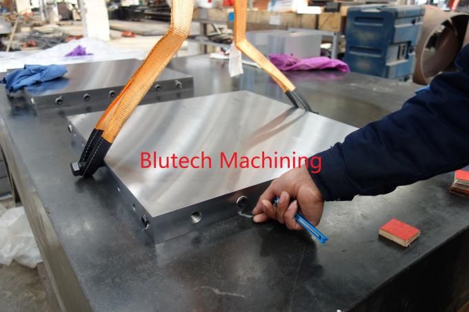 Steel T Slot Table Bolster Plate For Rubber Compression Moulding Press