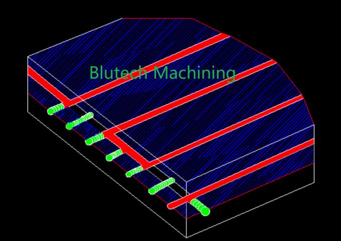 Automotive Industry Bolster Plate , Steel T Slot Plate For Hydraulic ...