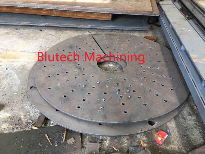 Fabricated Solid Drilled Hot Press Platen For Tire Curing Press