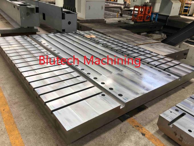 Automotive Industry Bolster Plate , Steel T Slot Plate For Hydraulic ...