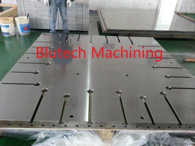 Automotive Industry Bolster Plate , Steel T Slot Plate For Hydraulic ...