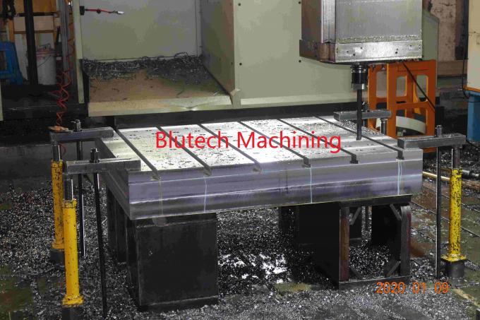 Automotive Industry Bolster Plate , Steel T Slot Plate For Hydraulic ...
