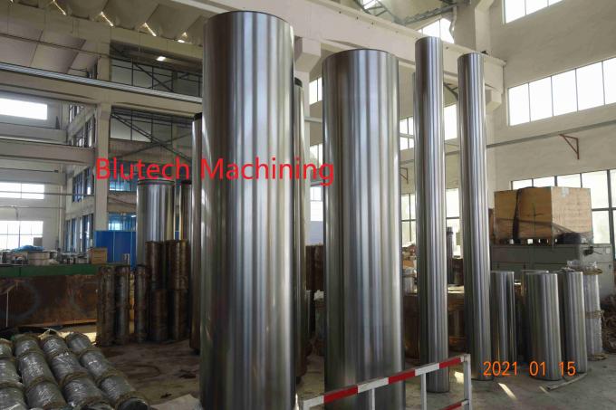Chrome Plating Single Action Cylinder For Hydraulic Elastoforming Press